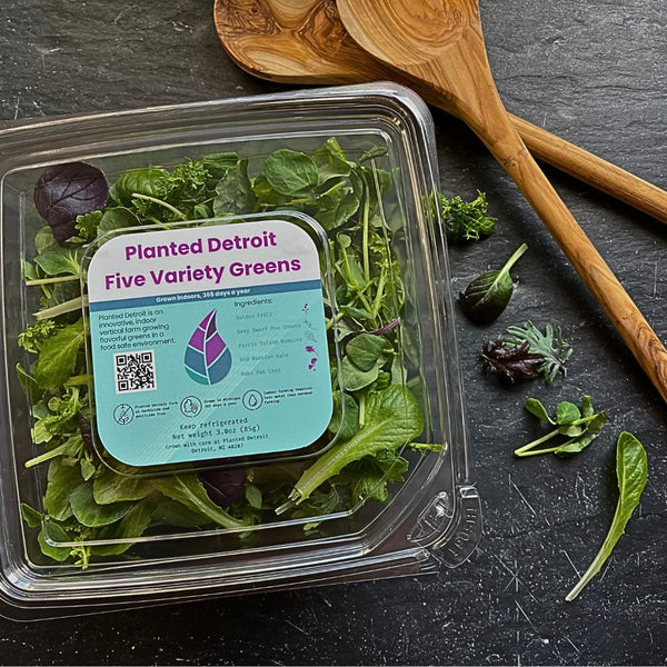 Farm-Fresh 5 Variety Greens Mix in Detroit | Planted Detroit